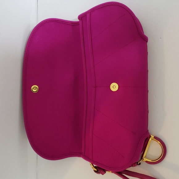 Dior | Bags | Dior D Charm Pink Satin Jeweled Embellished Clutch | Poshmark